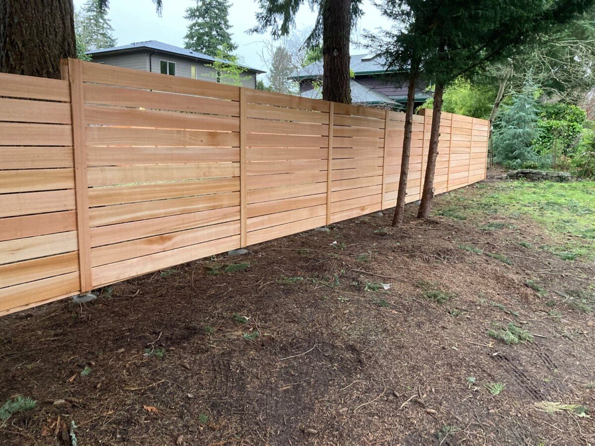 Experience Modern Elegance with Horizontal Style Fences by Atomic Fence