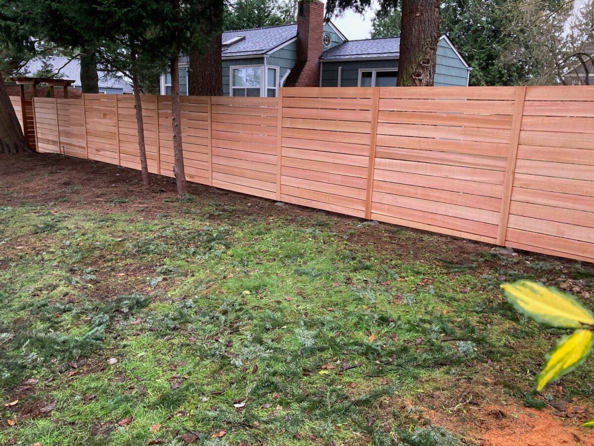 Experience Modern Elegance with Horizontal Style Fences by Atomic Fence