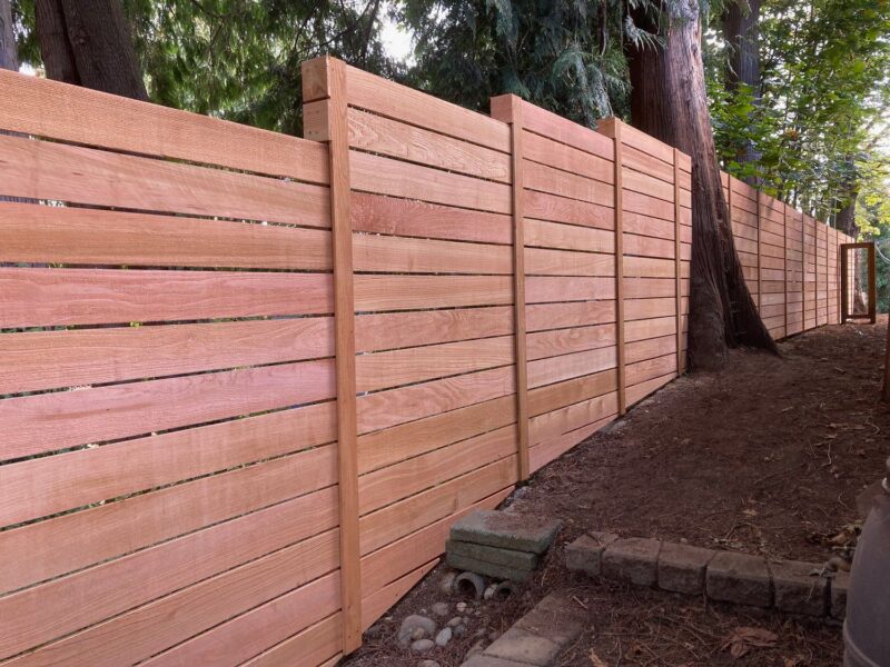 Experience Modern Elegance with Horizontal Style Fences by Atomic Fence