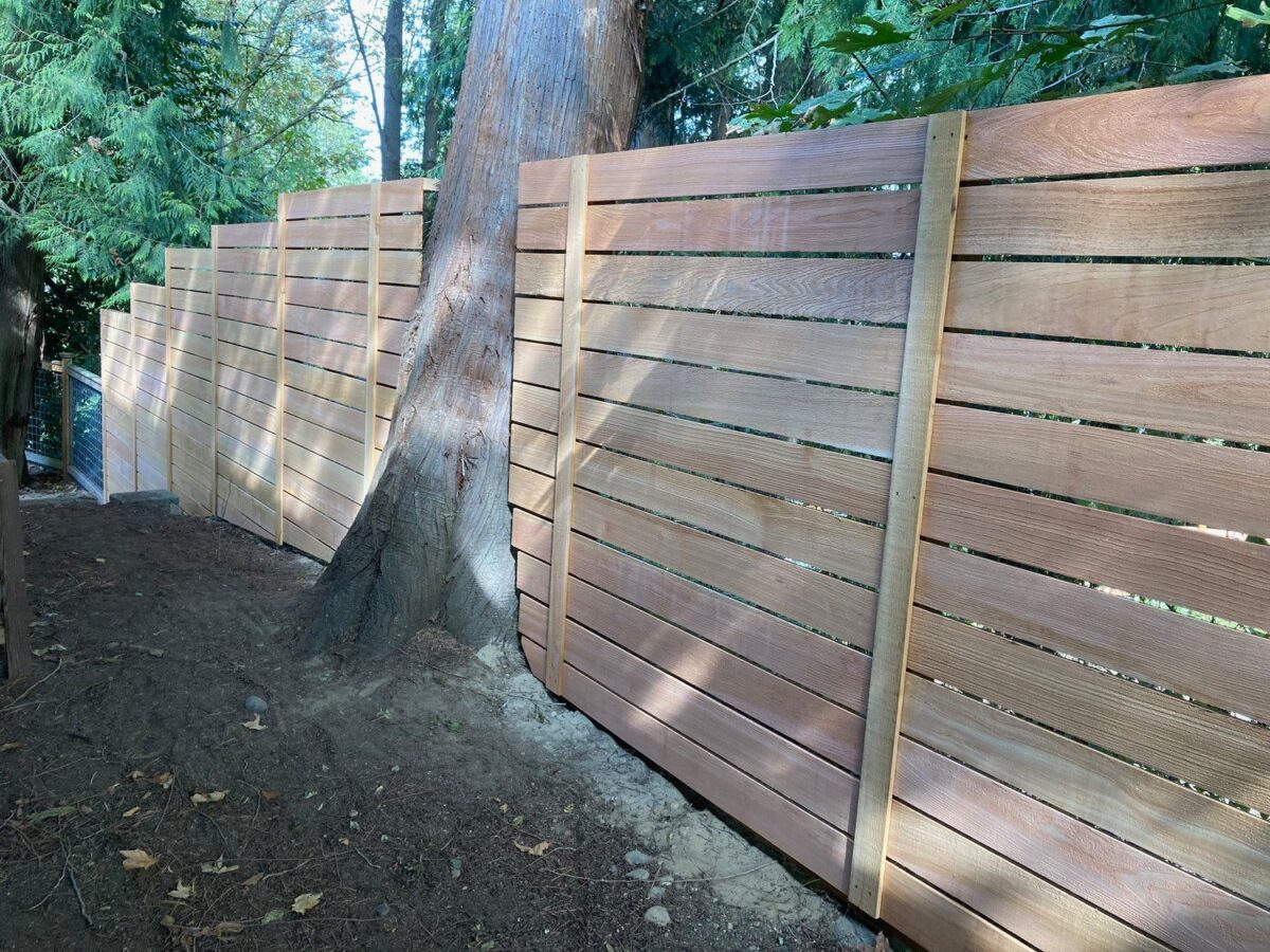 Experience Modern Elegance with Horizontal Style Fences by Atomic Fence