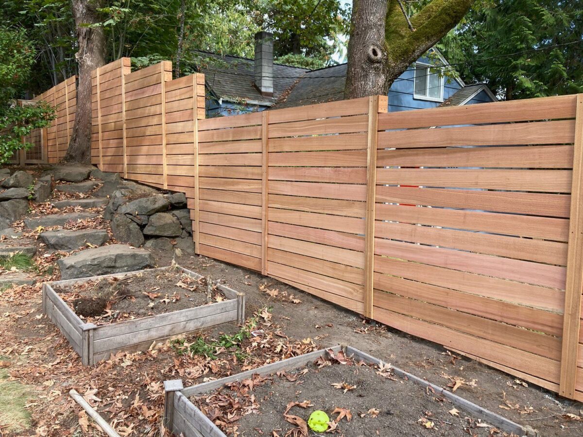 Experience Modern Elegance with Horizontal Style Fences by Atomic Fence