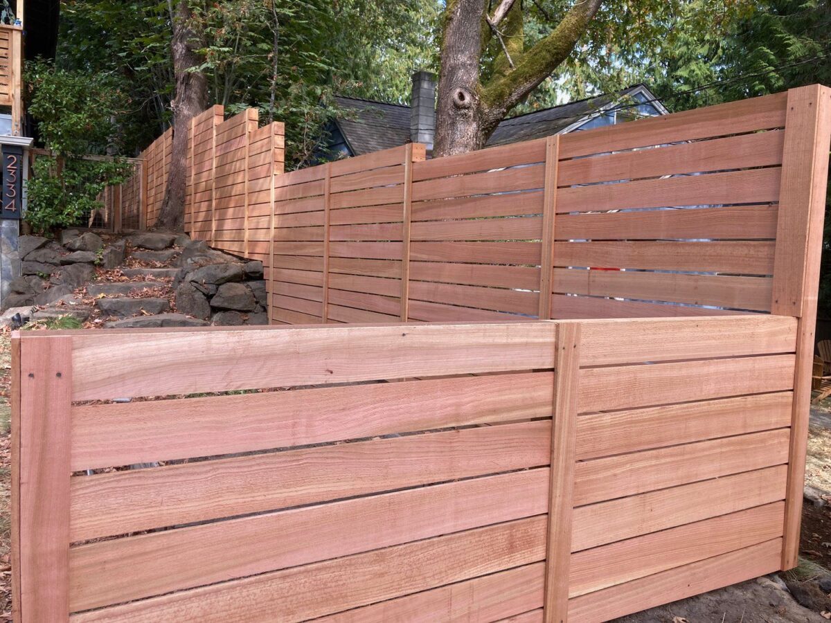 Experience Modern Elegance with Horizontal Style Fences by Atomic Fence