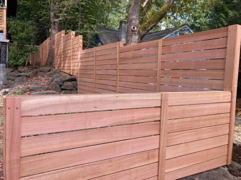 Experience Modern Elegance with Horizontal Style Fences by Atomic Fence