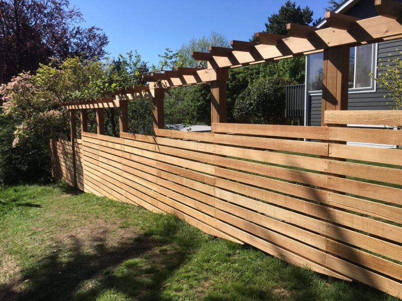 Experience Modern Elegance with Horizontal Style Fences by Atomic Fence